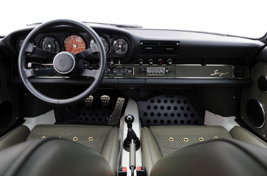 50+ Stunning Singer Porsche Steering Wheel & Dashboard Pics